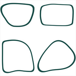 Irregular shapes Royalty Free Vector Image - VectorStock