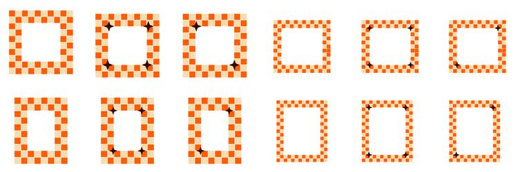 Pink aesthetic pop frame design element Royalty Free Vector