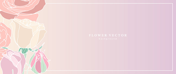 Delicate feminine floral background Royalty Free Vector