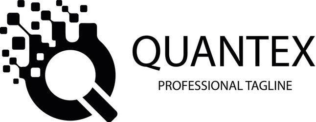 Modern print letter m logo Royalty Free Vector Image