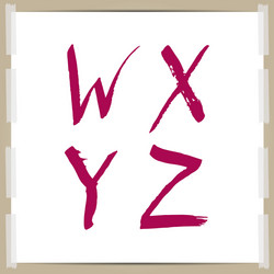 Lucas written with alphabet puzzle Royalty Free Vector Image