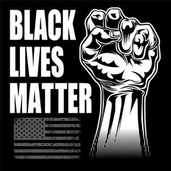 Black lives matter drawing hand 5 Royalty Free Vector Image