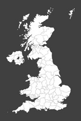 Uk Map Counties Vector Images (over 2,800)