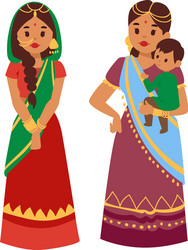 Indian people Royalty Free Vector Image - VectorStock