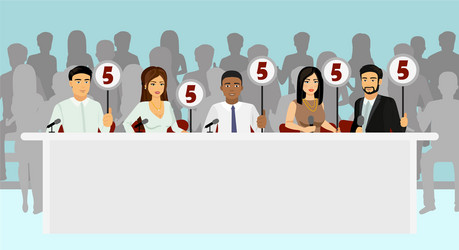 Competition judges Royalty Free Vector Image - VectorStock