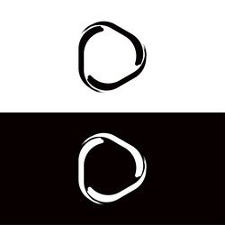 Round circular banner frames borders circle logo Vector Image