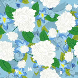 Seamless floral pattern Royalty Free Vector Image