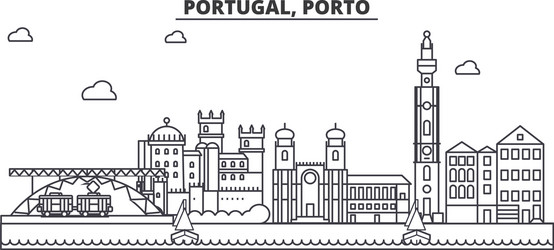 Porto Skyline Vector Images (over 200)