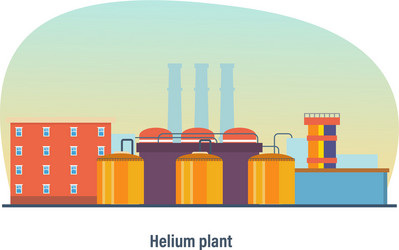 Helium gas cylinder Royalty Free Vector Image - VectorStock