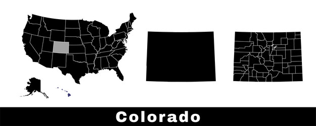 Colorado State Shape Vector Images (over 790)