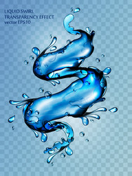 Abstract water background high detailed realistic Vector Image