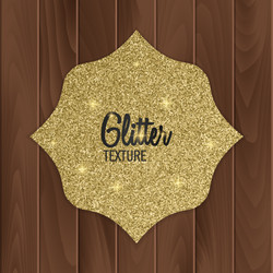 Gold glitter texture Royalty Free Vector Image