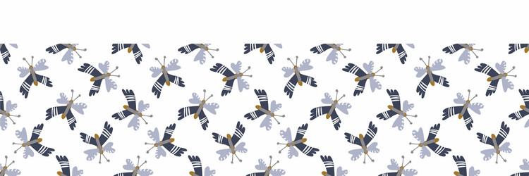 Masculine geometric seamless border pattern Vector Image