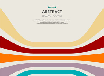 Abstract simple color pattern with shadow Vector Image