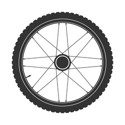 Bicycle wheel Royalty Free Vector Image - VectorStock