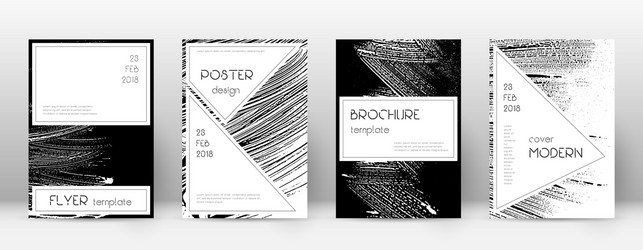 Cover page design template stylish brochure layou Vector Image