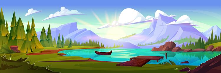 Forest banner Royalty Free Vector Image - VectorStock