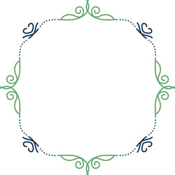 Line frame simple border decoration Royalty Free Vector