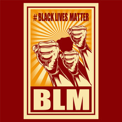 Black lives matter drawing hand 8 Royalty Free Vector Image