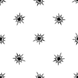 Cannonball pattern seamless black Royalty Free Vector Image
