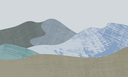 Simple mountain background Royalty Free Vector Image