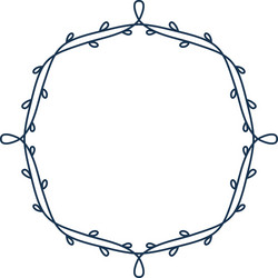 Line frame simple border decoration Royalty Free Vector