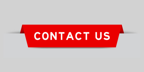 Envelope and letter sign with word contact us Vector Image