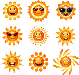 Sun Smiley Face Sticker Vector Images (over 160)