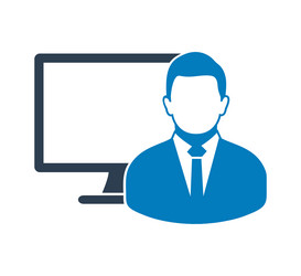 User people icon editable eps symbol Royalty Free Vector