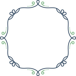 Line frame simple border decoration Royalty Free Vector