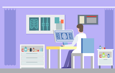 X-ray shots human skeleton and body parts Vector Image