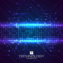Technology background with honeycomb texture Vector Image