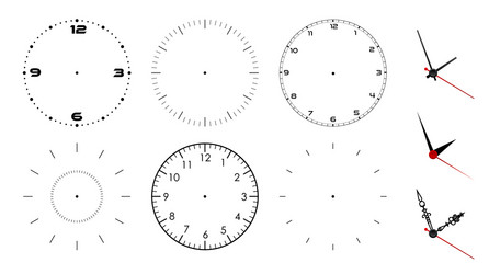 Blank Analog Clock Face