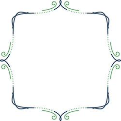 Line frame simple border decoration Royalty Free Vector