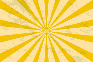 Sun rays background psychedelic wavy retro 60s Vector Image