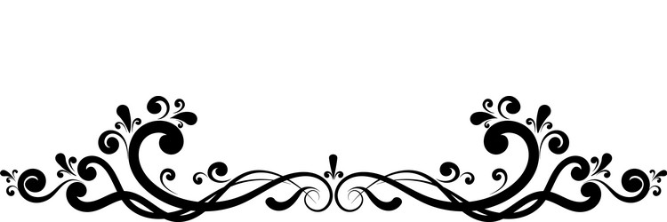 Decorative floral monogram Royalty Free Vector Image