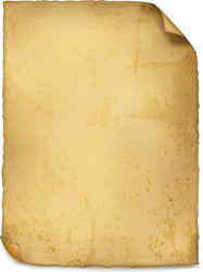 Roll old paper Royalty Free Vector Image - VectorStock