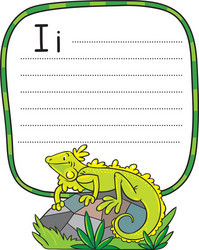 Alphabet Letter I and Iguana Vector Images (over 130)
