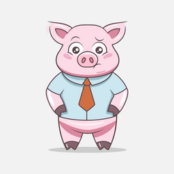 Pig Royalty Free Vector Image - VectorStock