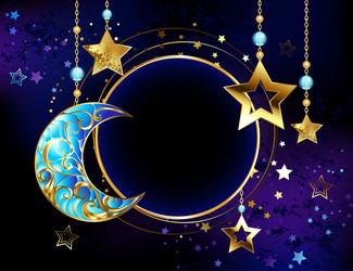 Moon And Stars Border