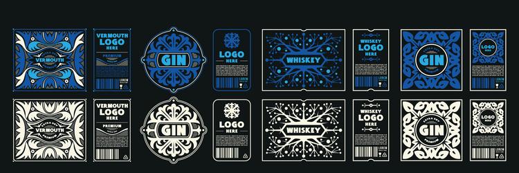 Gin Label Template Vector Images (over 590)