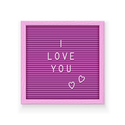 Hello pink letter board background Royalty Free Vector Image