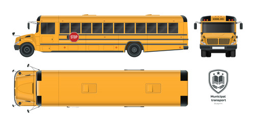School Bus Plan View