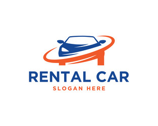 Car rent logo icon design Royalty Free Vector Image