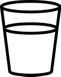 Milk cup icon Royalty Free Vector Image - VectorStock