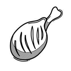 How To Draw A Chicken Leg