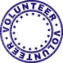 Round blank stamp with grunge texture seal circle Vector Image