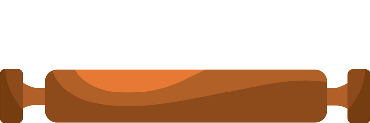 Bakery roller isolated icon Royalty Free Vector Image