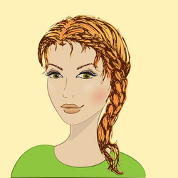 Sketchy Female Face Vector Images (over 370)