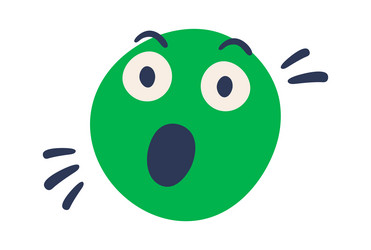 Hand drawn cartoon expression sign doodle flat Vector Image